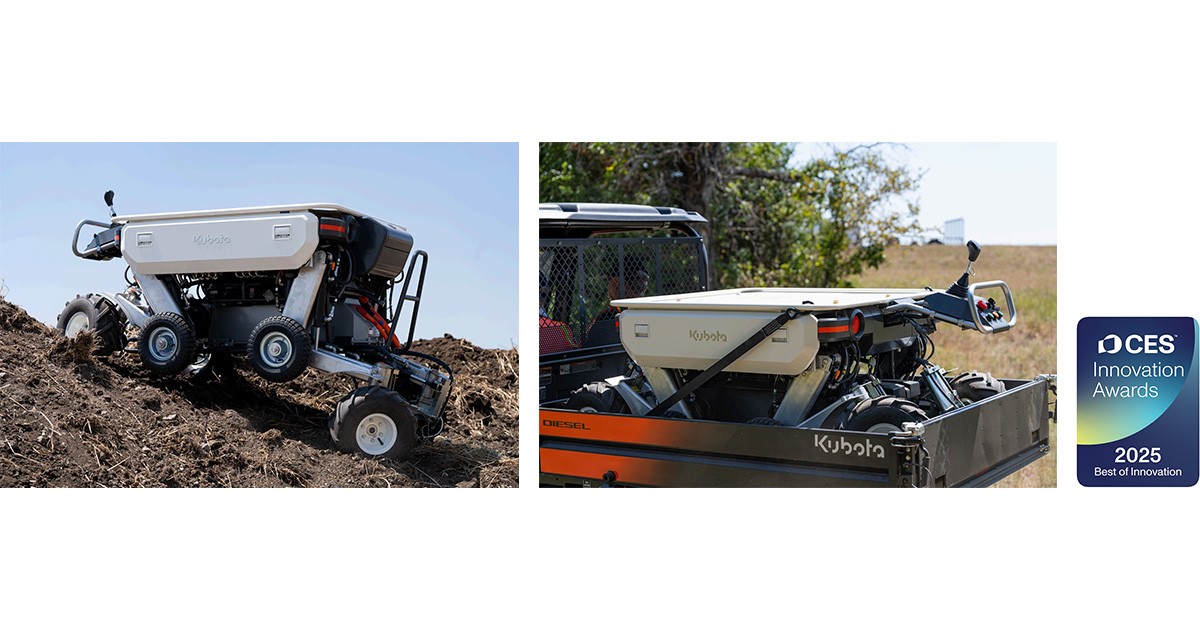 All-Terrain KATR Named as CES Innovation Awards® 2025 Best of Innovation -Kubota Group to ...