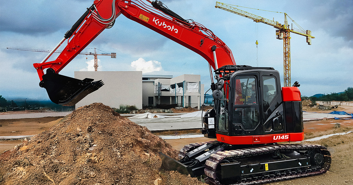Kubota to Procure 14-Ton Hydraulic Excavators from Sumitomo ...